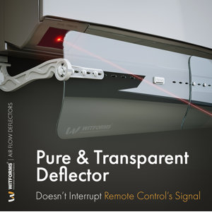 Witforms / Classic - Adjustable AC Air Deflector Suitable For Split Air Conditioners. Enhance ...